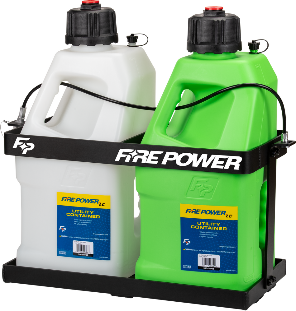 FIRE POWER LC 5 GALLON UTILITY 2 JUG RACK | Dirt Warrior Accessories