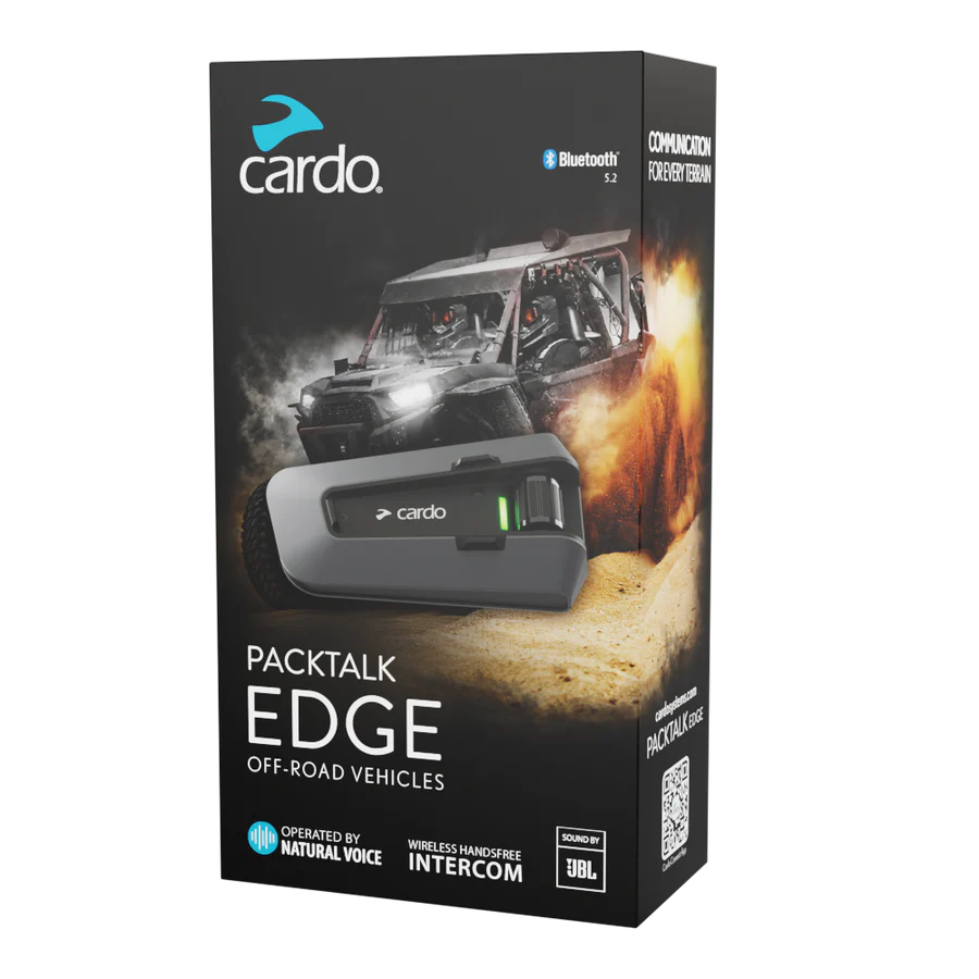 Cardo Packtalk Edge Single ORV Edition | Dirt Warrior Accessories