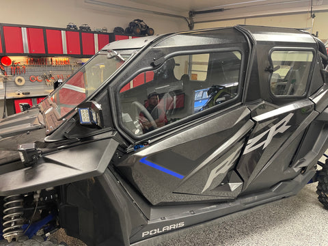 POLARIS RZR PRO XP / TURBO R 4-SEAT Cab Enclosure "THE VAULT" Upper Si ...