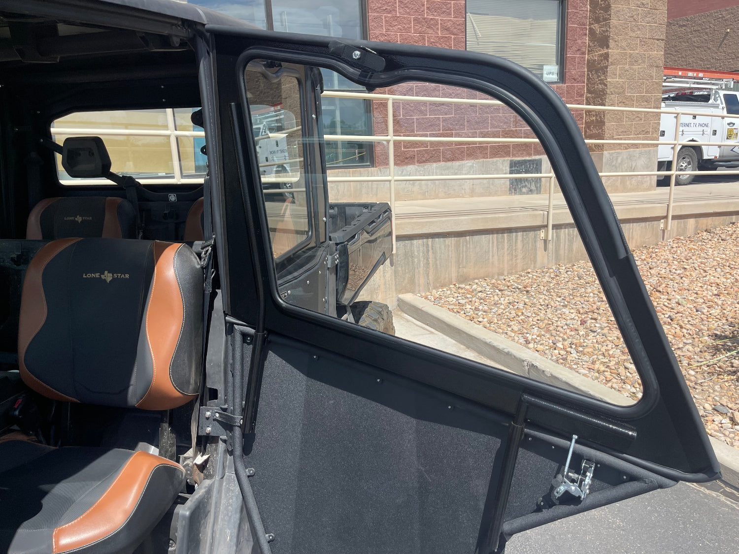 CANAM DEFENDER 4-SEAT Cab Enclosure "THE VAULT" 2016+ Upper Side Doors ...