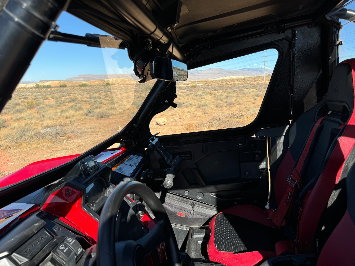 HONDA TALON 1000 2-SEAT Cab Enclosure "THE VAULT" 2019-25 Upper Side D ...
