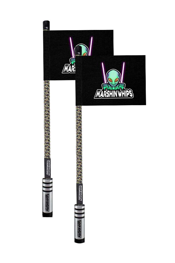 MARSHIN WHIPS V-3 LED WHIP SET (2) | Dirt Warrior Accessories