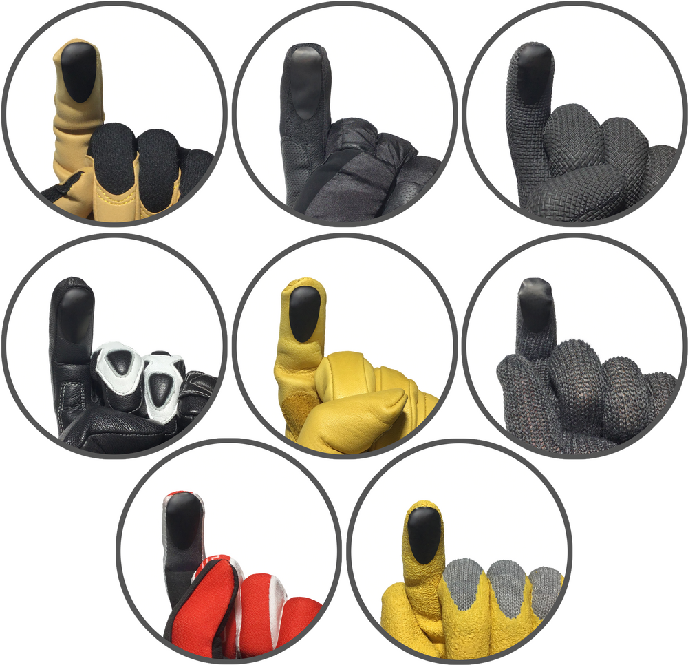 GLOVETACTS TOUCHSCREEN STICKERS FOR GLOVES 10/PK | Dirt Warrior Accessories