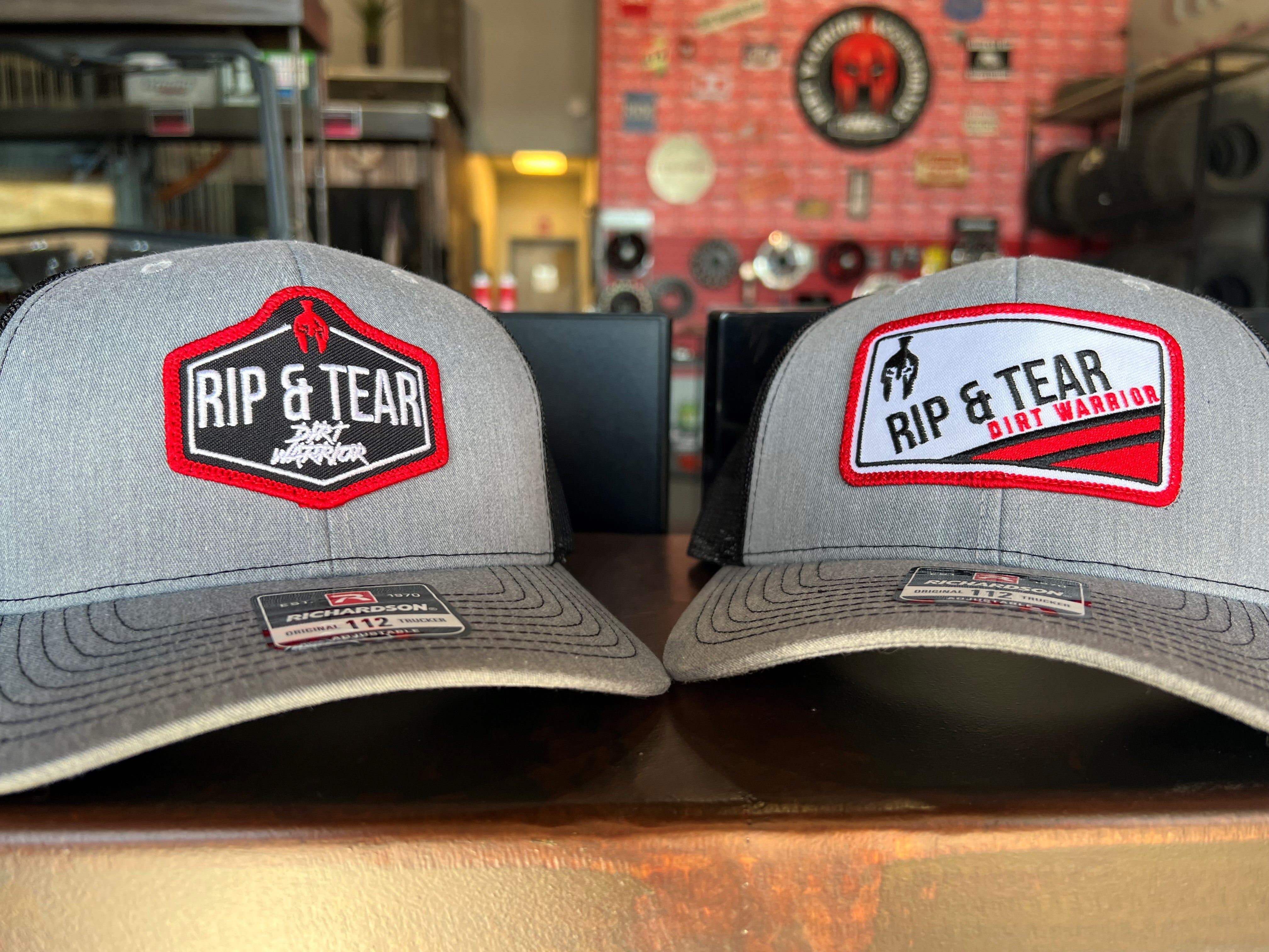 RIP & TEAR Patch Snapback Hat | Dirt Warrior Accessories