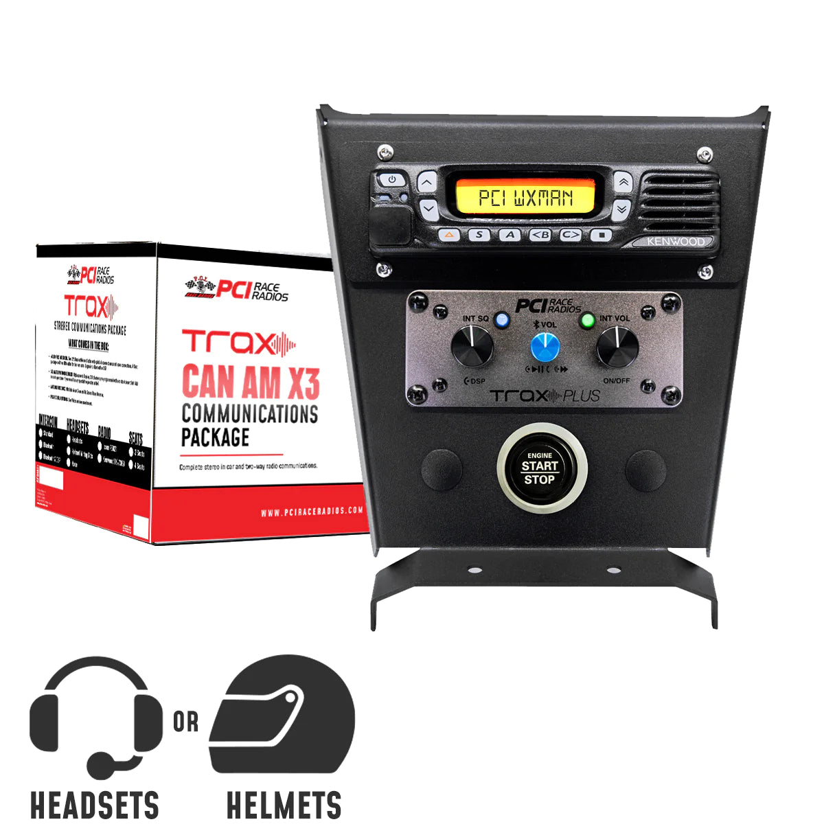 PCI CANAM X3 TRAX STEREO COMPLETE COMMUNICATIONS PACKAGE | Dirt Warrior ...
