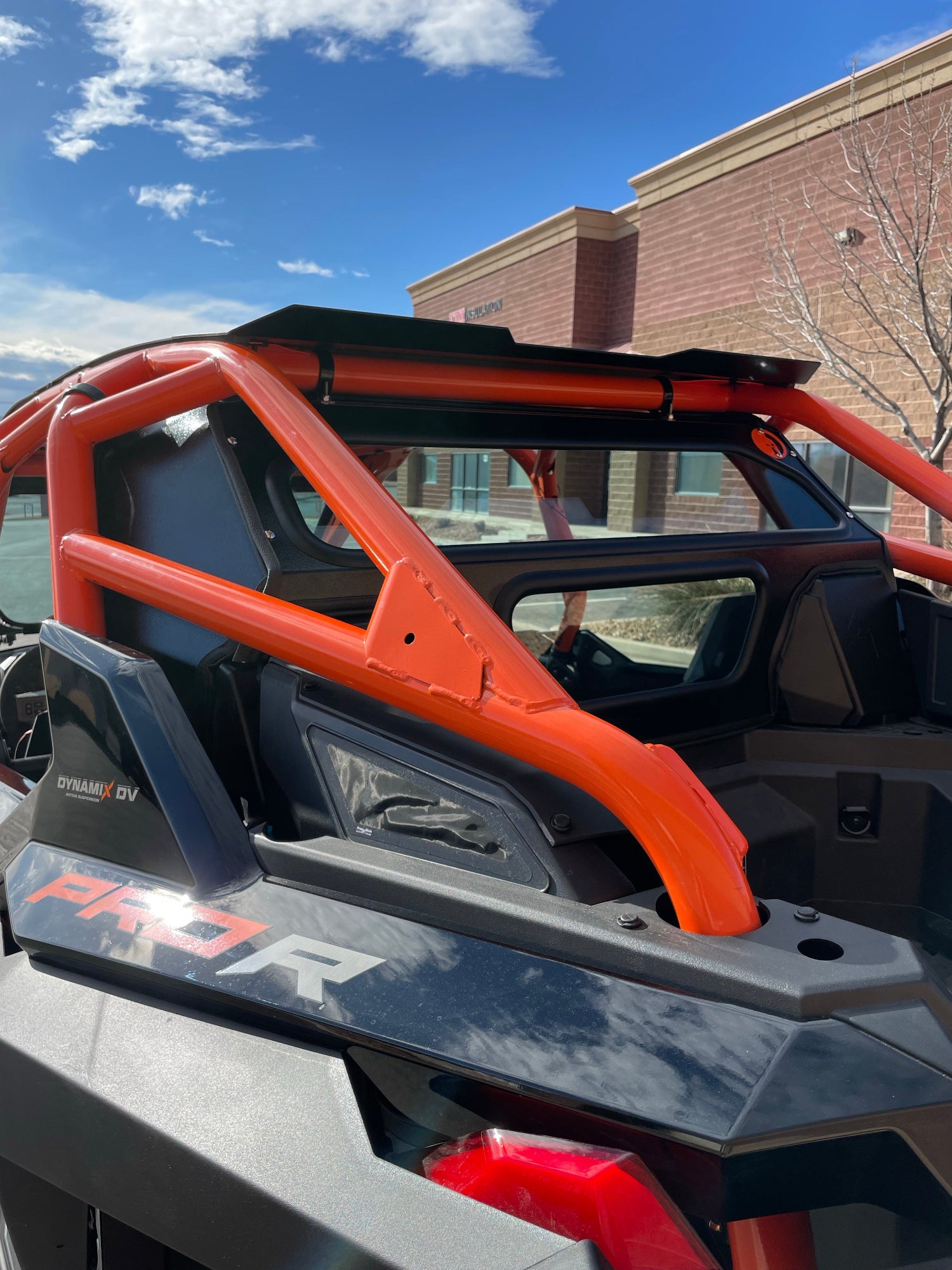 POLARIS RZR PRO R REAR WINDSHIELD W/ROCKFORD FOSGATE SYSTEM 2022-24 ...