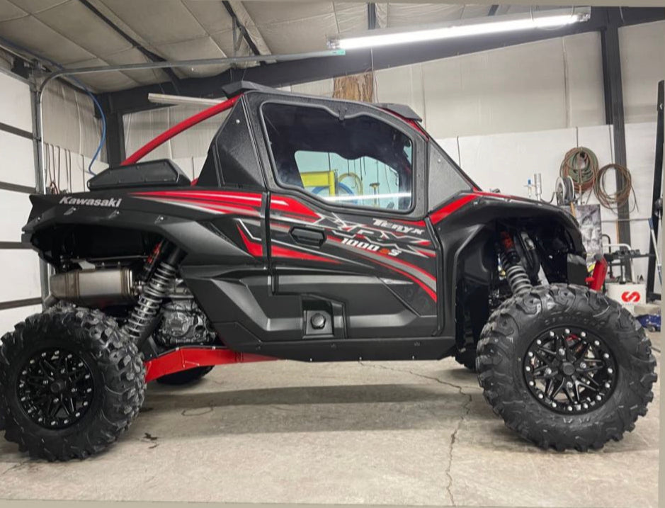 KAWASAKI Teryx KRX 1000 2-SEAT Cab Enclosure "THE VAULT" Upper Side Do ...